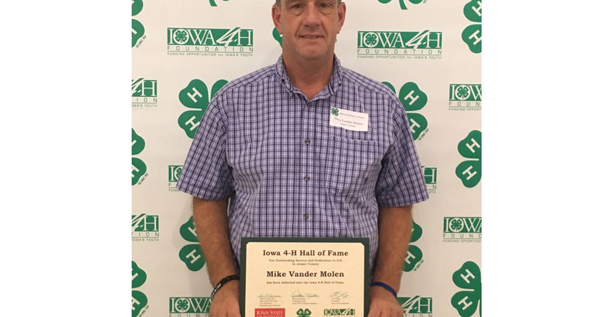 Sully man inducted into 4-H Hall of Fame – Newton Daily News