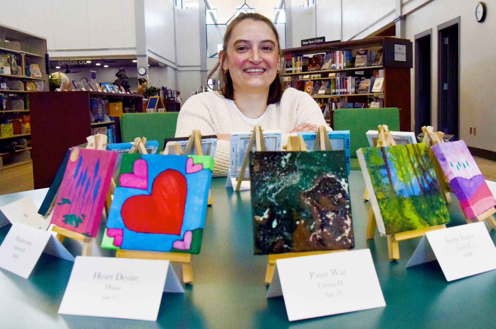 Newton Public Library keeps community creatively engaged with Tiny Art Show – Newton Daily News