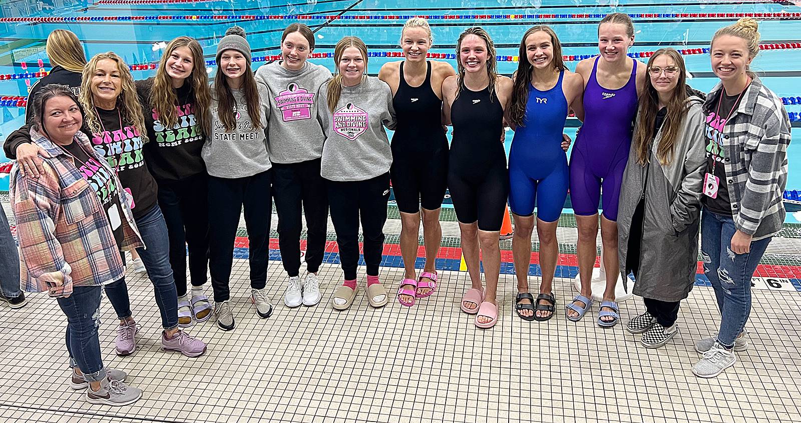 Aquagirls send out ‘Coach P’ with four top-20 finishes – Newton Daily News