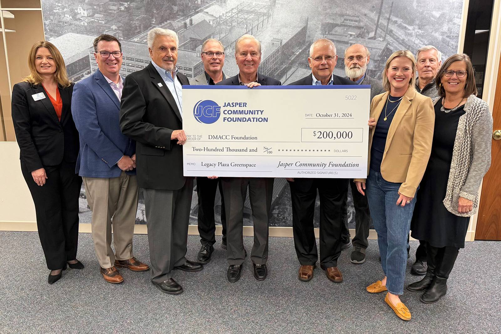 Jasper Community Foundation donates $200,000 to Legacy Plaza Greenspace ...