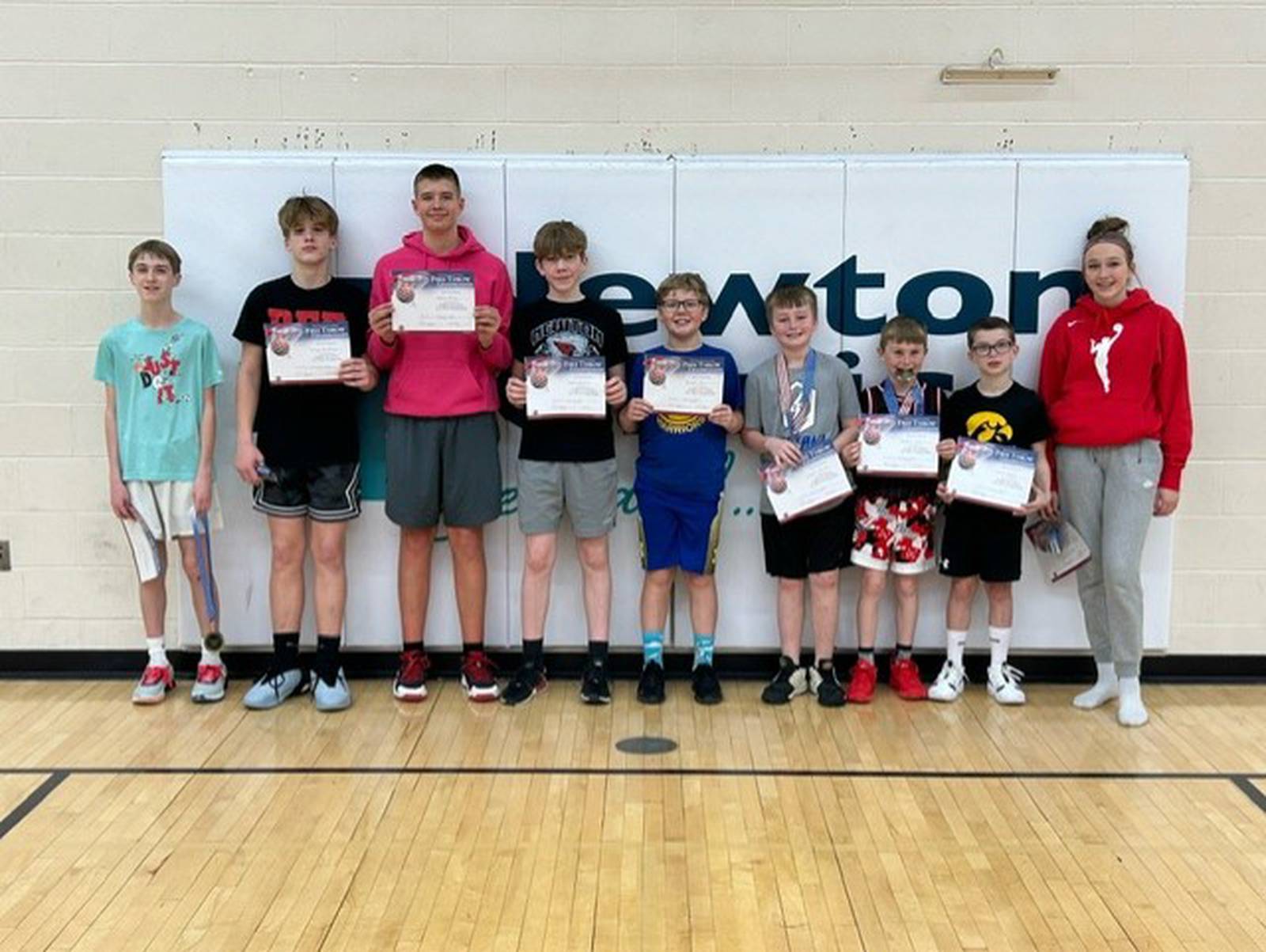 Knights of Columbus Free Throw Contest – Newton Daily News